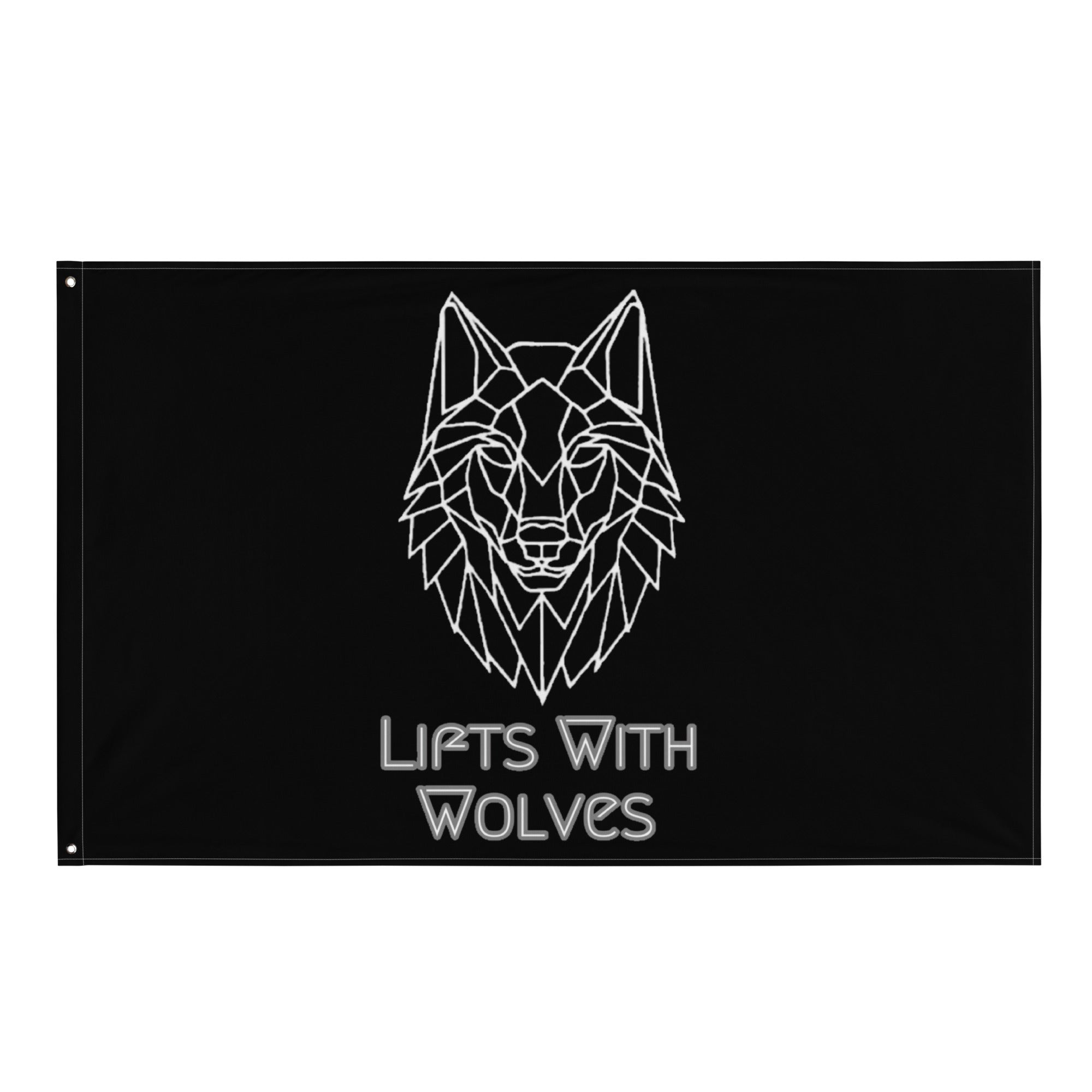 Lifts with Wolves horizontal gym flag – Lifts with Wolves Supplements